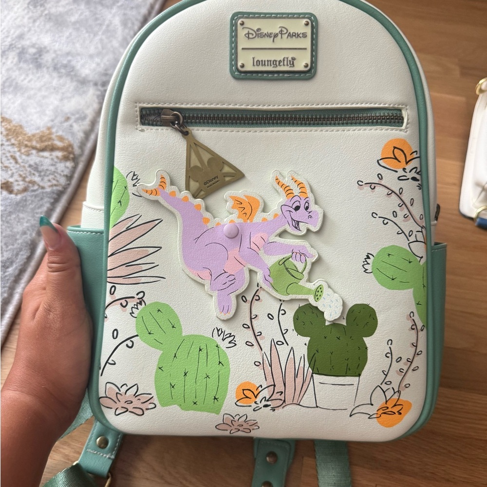 Loungefly Backpack With Figment And Cactus Design - M… - Gem